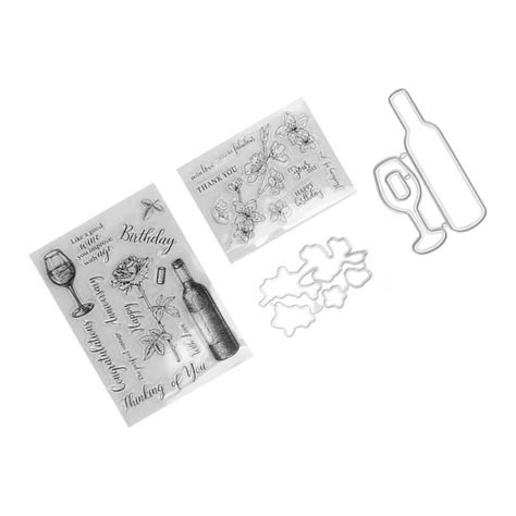 Timbres Clairs Tampons Transparents Tampon Transparent 2 Ensembles