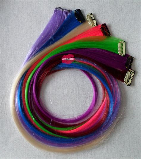 Premium Colored Hair Extensions Add Vibrant Colors Without Chemicals