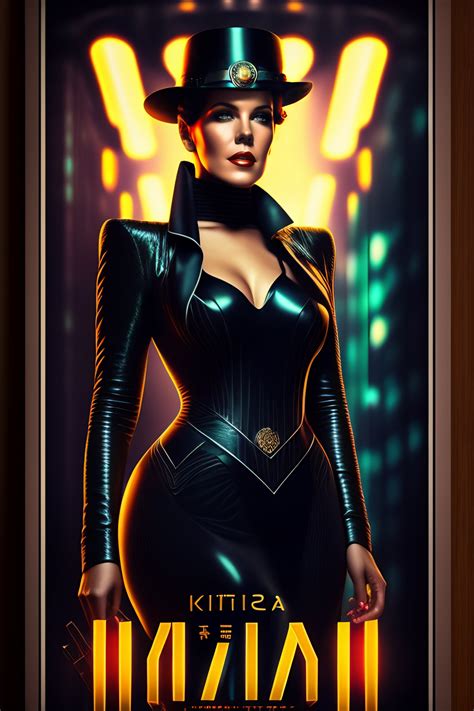 Lexica Futuristic Vintage Medium Shot 1920 S Poster With Cyberpunk