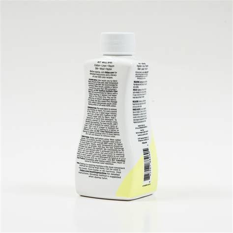 Rit All Purpose Liquid Fabric Dye Neon Yellow 8oz Bottle