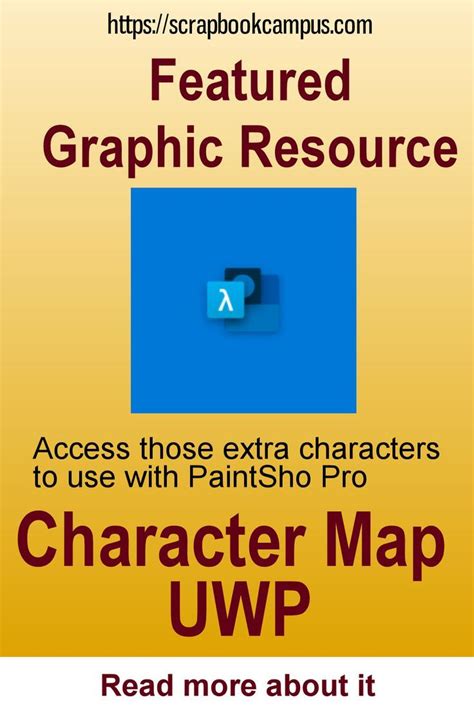 Featured Resource Character Map Uwp Scrapbook Campus Character