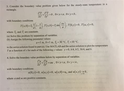 Solved Consider The Boundary Value Problem Given Below Chegg