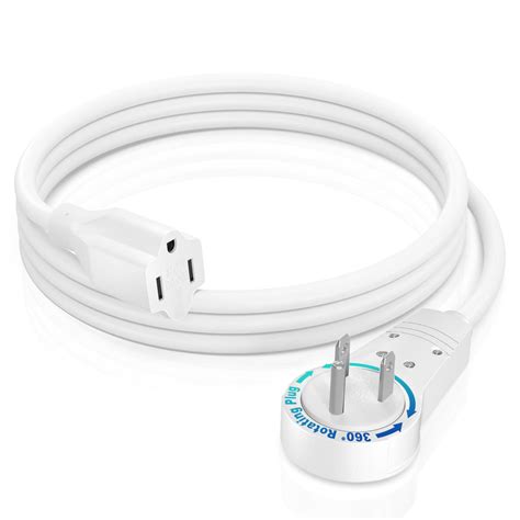 Maximm Cable 360 Rotating Flat Plug 16 AWG ADW 360 3103 W
