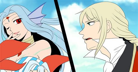 Pixivファンタジアfk 【pffk】2対1【月詠川の戦い】 銀あるみのイラスト Pixiv