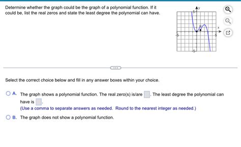 solved determine whether the graph could be the graph of a
