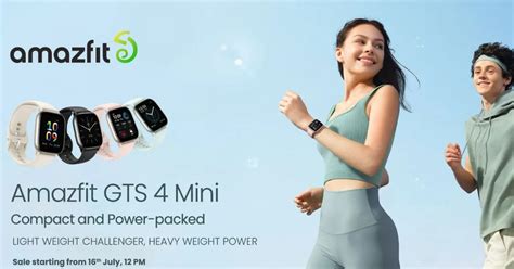 Amazfit GTS Mini Announced In India Inch AMOLED Display Sports Modes More