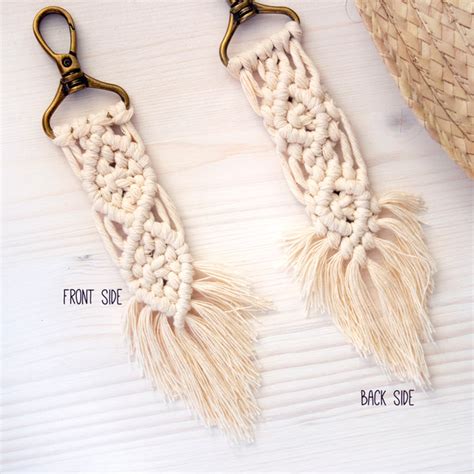 Macrame Keychain Pattern Key Chain Pattern Macrame Pdf Inspire Uplift