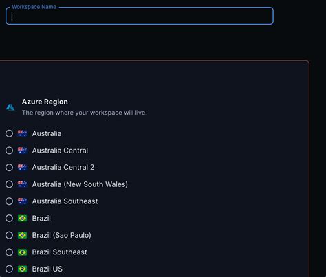 Azure Region Coder Registry