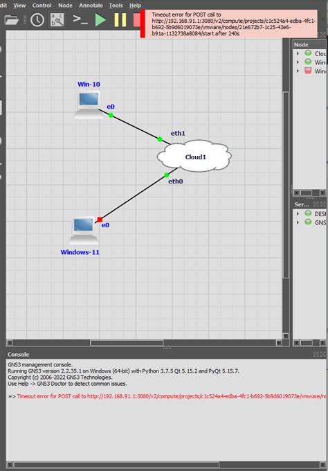 GNS3 Version 2 2 35 1 Supports Windows 11 VM Issue 3414 GNS3 Gns3