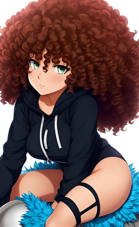 Anime Girl With Huge Curly Hair By Gogoohbi On Deviantart