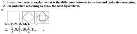 1 In Your Own Words Explain What Is The Difference Between Inductive And Deductive Reasoning