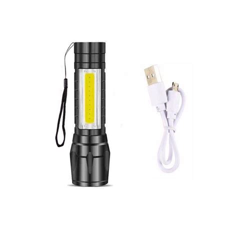 【ready Stock】portable T8 Usb Led Light Mini Flashlight Torchlight Outdoor Use High Light Out