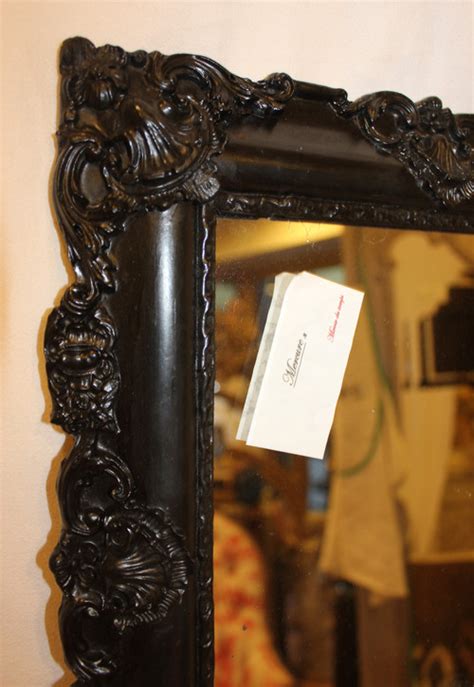 petit miroir Napoléon III glace mercure 34 x 3 Antikeo