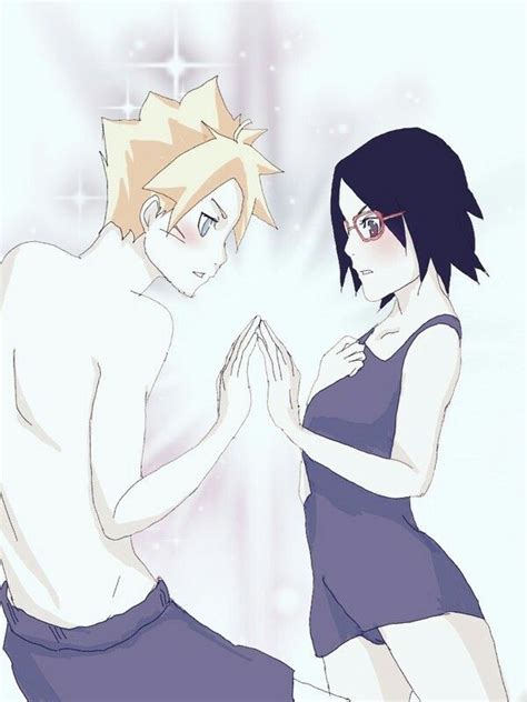 Borusara Sarada Uchiha Casal Anime Casais Bonitos De Anime