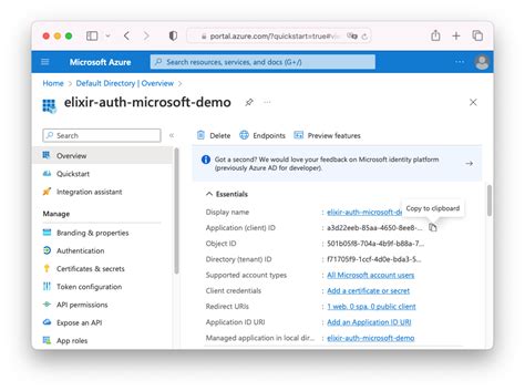 Elixir Auth Microsoftazureappregistrationguidemd At Main · Dwylelixir Auth Microsoft · Github