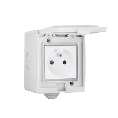 ZEWNĘTRZNE GNIAZDKO ELEKTRYCZNE OGRODOWE HERMETYCZNE IP55 Z UZIEMIENIEM