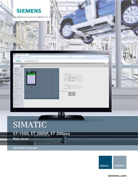 S71500 Webserver Function Manual En Us En Us Pdf Web Browser