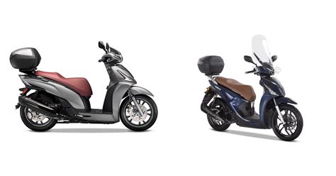 Motorrad Vergleich Kymco New People S 300i ABS 2022 Vs Kymco New People S 200i ABS 2021