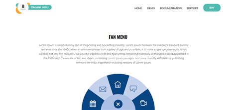 8Degree Circular Menu Responsive Circular Menu Plugin For WordPress