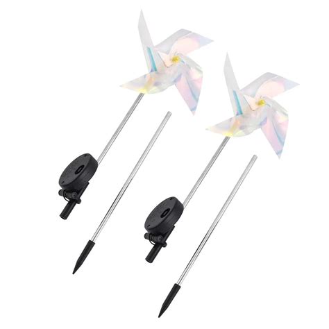 Buy Set Of 2 Solar Led Windmill Light At Shoplc