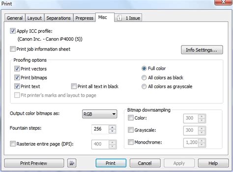 Corel Prints Only In Black And White Coreldraw Graphics Suite 12