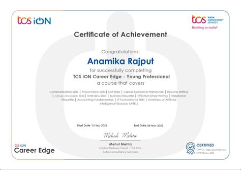 Anamika Rajput On Linkedin Tcsion Communicationskills