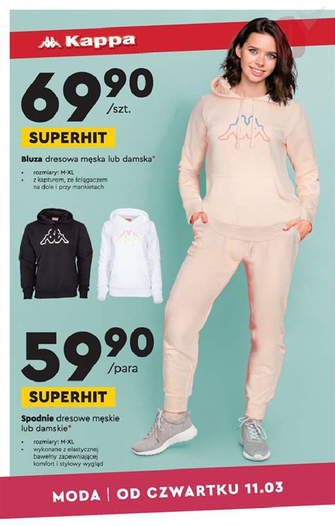 Biedronka Gazetka Bluza Dresowa Kappa Spodnie Dresowe