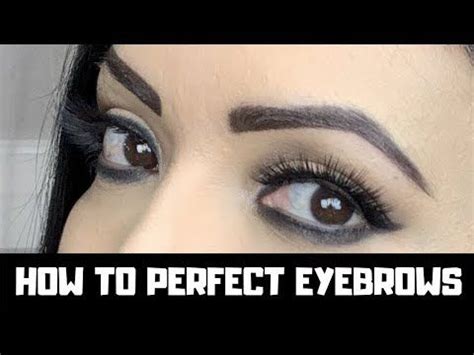 EASY EYEBROW TUTORIAL HOW TO GET PERFECT EYEBROWS