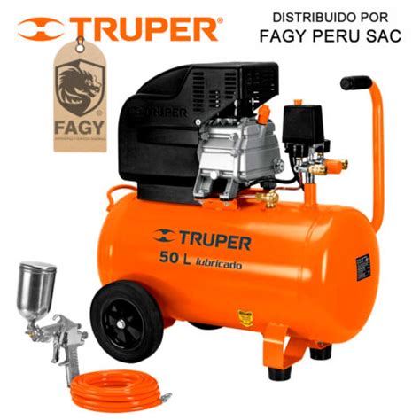 Compresora De Aire Truper 101744 50 Litros Horizontal FAGY