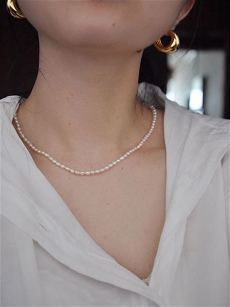 Süßwasser Perle Halskette Temperament Halskette Kshmir Neue Mode Vintage Barock Natürliche