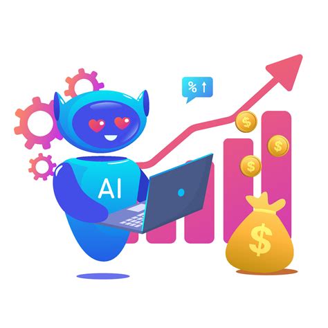 Improving Sales Using An Ai Robot Robot Ai With Hearts In Eyes Trading Bot Stock Trading