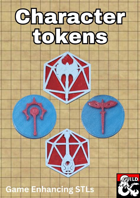 Class Tokens Stls Dungeon Masters Guild Drivethrurpg