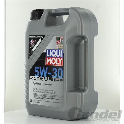 LIQUI MOLY MOTORÖL 5W30 SPECIAL TECH 5 LITER Art. 1164