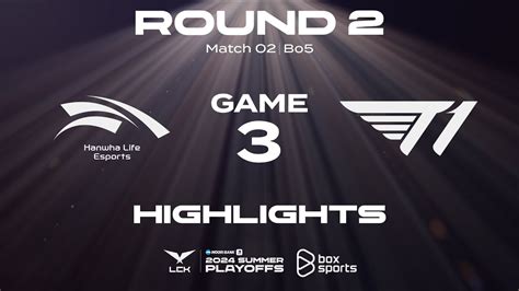 Highlights Hle Vs T1 Game 3 Playoffs R2 Lck Mùa Hè 2024 2908