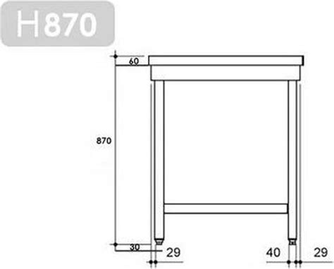 Rvs Werktafel Premium X Met Bodemplaat En Versteviging Ggm Gastro Bol
