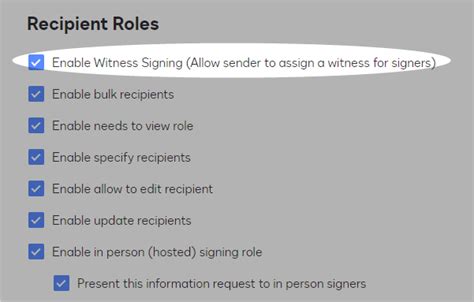 Cant Find Enable Witness In The Settings Community