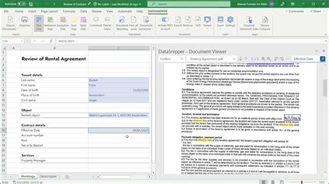 Contract Reviews With Datasnipper Youtube