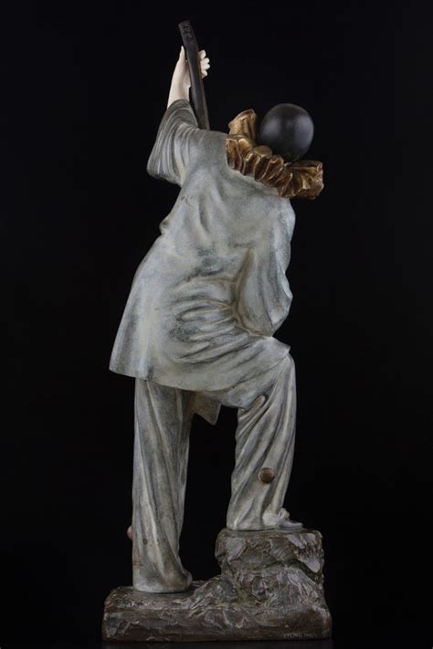 Proantic Sculpture De Demétre Chiparus 1886 Paris 1947 Pierrot