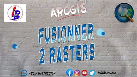ArcGis Comment Fusionner Des Rasters YouTube