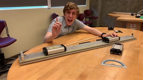 Physics 7b Dl10 Activity 72 Colliding Carts On A Track Youtube