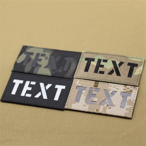 Lasercut Id Patch Etsy