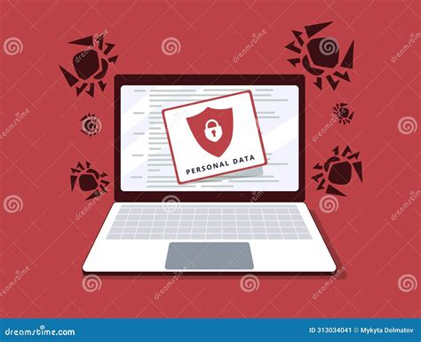 Cyber Security Risk Management Abstract Concept Vector Illustration