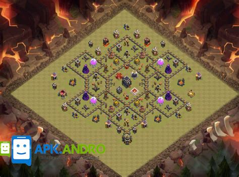 Kumpulan Base Th 9 Terkuat War Anti Serangan Gudang Bbm Modifikasi