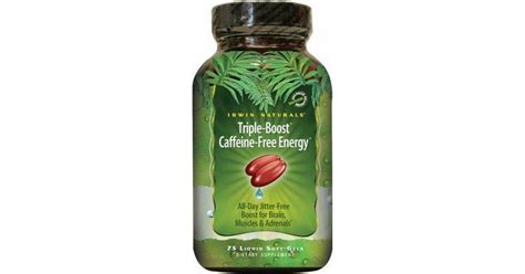 Irwin Naturals Triple Boost Caffeine Free Energy 75 Softgels • Price