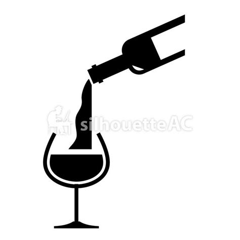 Silhouette Wine Glass At Getdrawings Free Download