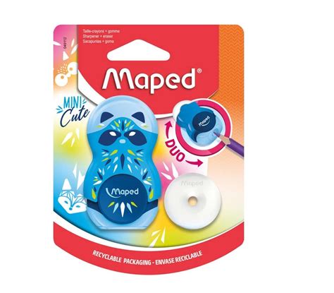 Apontador C Borracha Loopy Mini Cute Maped Papelaria Rainha