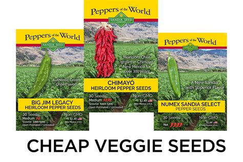 Cheap Veg Seeds Sandia Seed Company