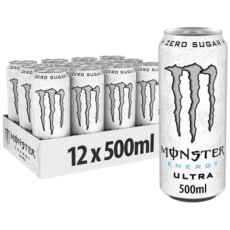 Buy 48 X Monster Energy Drink Ultra White Cans 48 X0 5l Sugar Free