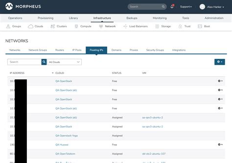Floating Ips — Morpheus Docs Documentation