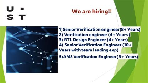 Balaka Mukherjee On Linkedin Greetings From Ust We Are Hiring For